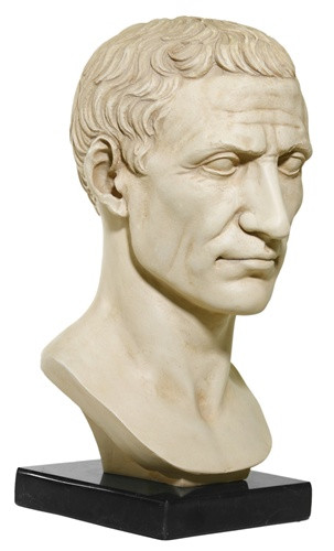 Julius Caesar Bust on Marble Base, Vatican Museum - Shop Museum Ancient ...