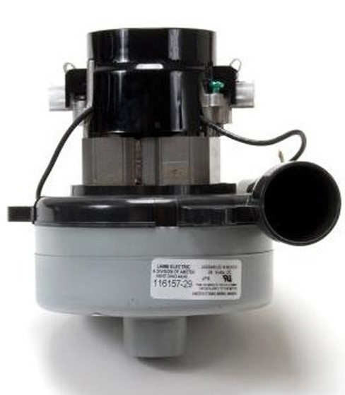 Ametek Lamb Vacuum Blower Motor 24 Volts DC 116157-29 (Tennant 601468)