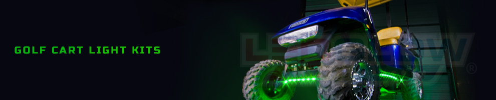 Golf Cart LED Light Kits: Single & Multi-Color Underbody Lights