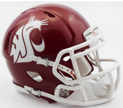 Washington State Cougars NCAA Riddell Speed Mini Helmet
