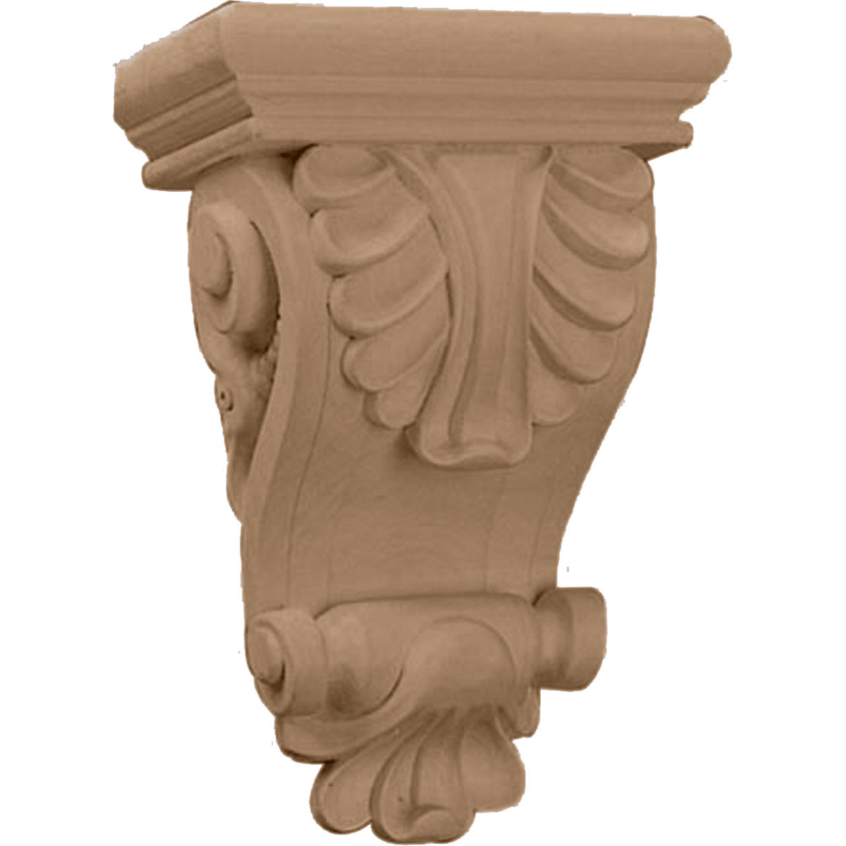 Acanthus Leaf Hand Carved Wood Corbel | Westfire Stair Parts
