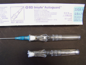 Insyte Autoguard I.V. Catheter - All Sizes - Medical Warehouse