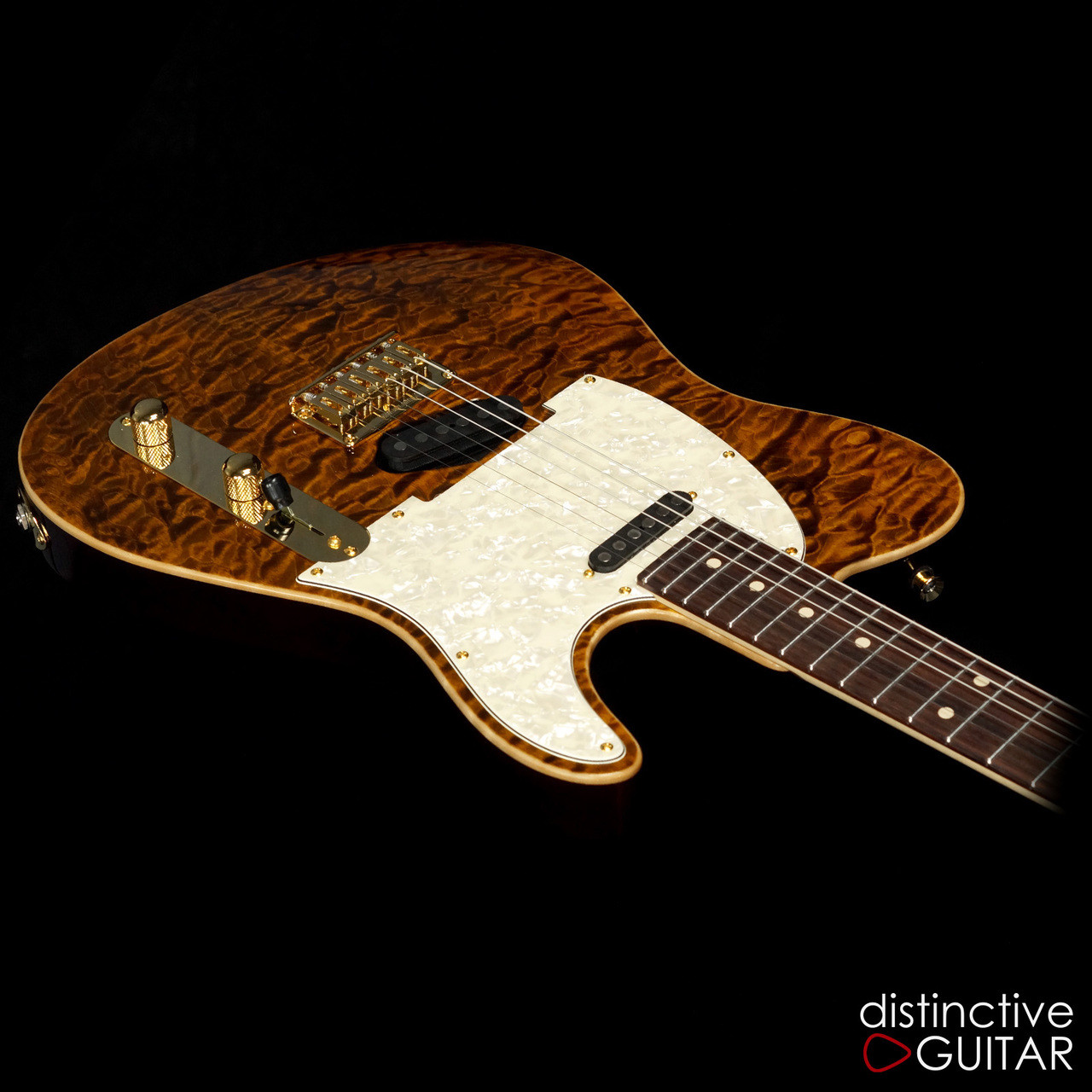 Tom Anderson Drop T Classic Tiger Eye Quilt