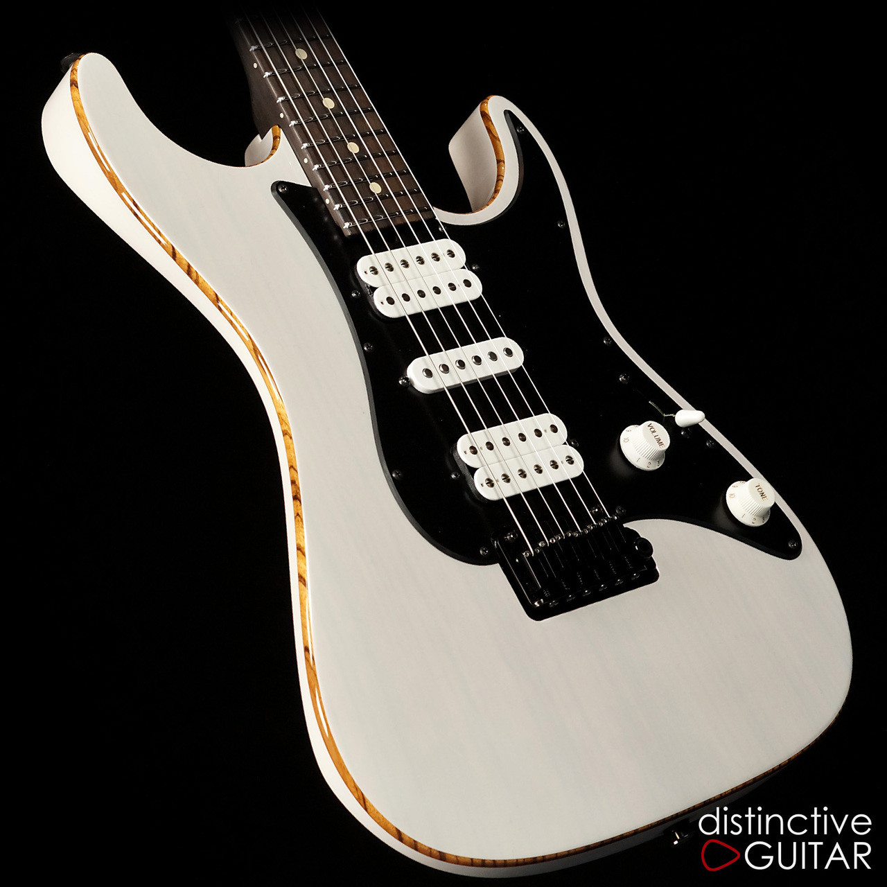 Suhr Custom Standard Custom Trans White Zebrawood JS7C2Q