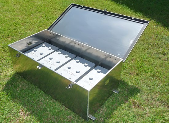 BBA-10 Aluminum Battery Enclosure