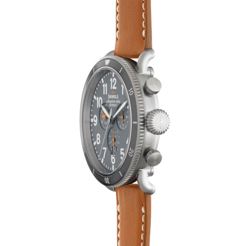 Shinola Runwell Sport Chronograph Tan | Watches.com Shinola Runwell Sport Chronograph Tan | Watches.com