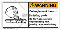 Crush and Entanglement Hazard Safety Labels | Clarion Safety Systems