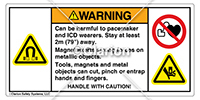 Magnetic Hazard Safety Labels | Clarion Safety Systems