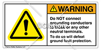 Electrical Grounding Safety Labels | Clarion Safety Systems