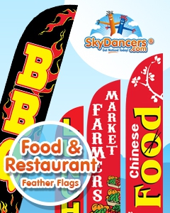 Feather Flags and Roadside Banners